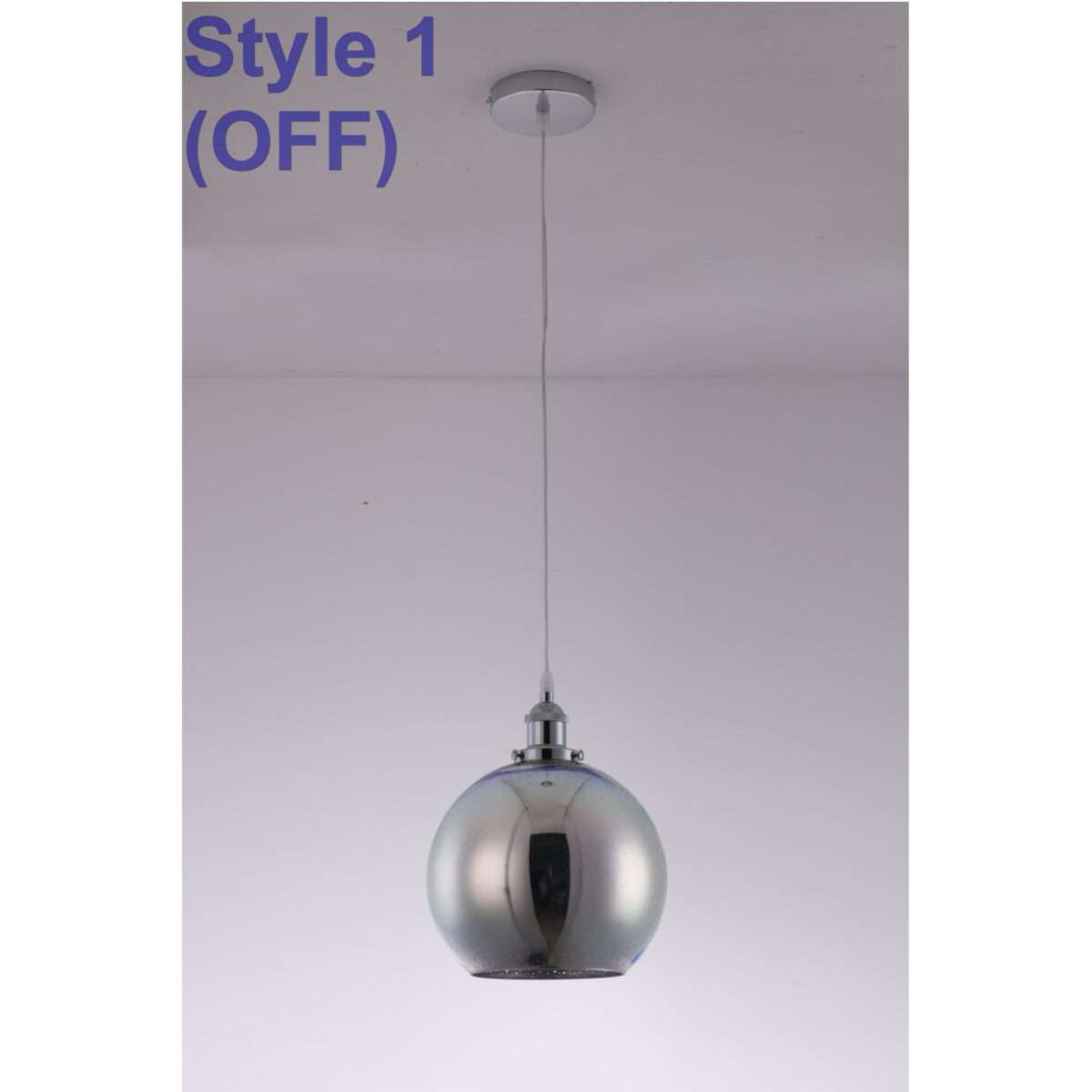 Modern 3d Colored Oberon Holographic Pendant Ceiling Light Glass Shade ...